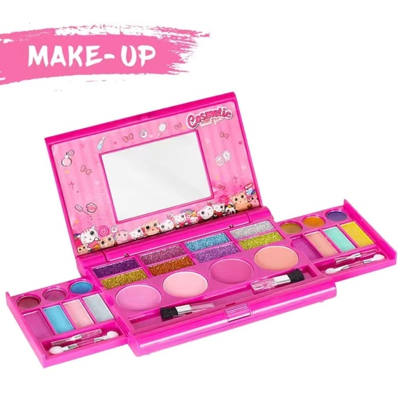 Other | New Barbie Kids Real Makeup Kit For Little Girl Birthday ...